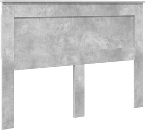 Rám postele s čelo Beton 160 x 200 cm Masivní borové dřevo 3410067