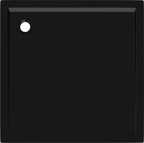 vidaXL Čtvercová sprchová vanička ABS 80 x 80 cm [148916] Barva: Černá