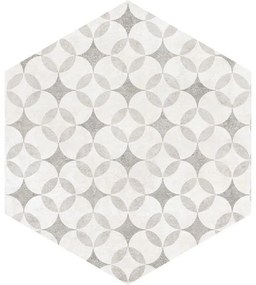 EBS Alpha dlažba 25,8x29 hexagon mix perla 1 m2