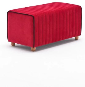 Atelier del Sofa Taburet Mabel Puf - Red, Červená