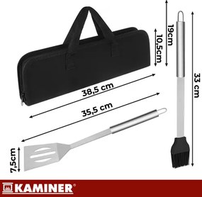Sada grilovacích nástrojů - 3 dílná. Kaminer 27180