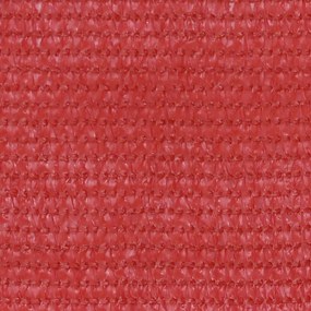 311010 vidaXL Balkonová zástěna červená 90 x 500 cm HDPE
