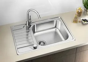 Blanco Dřez Dinas XL 6 S Compact kartáčovaný nerez / 78x50 cm / s ovlá