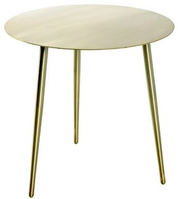 Mørtens furniture Odkládací stolek Fabio I, 45 cm, zlatá