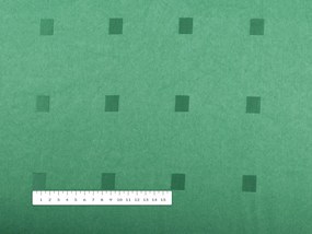Biante Dekorační povlak na polštář PM-022 Čtverečky na zeleném 50 x 70 cm