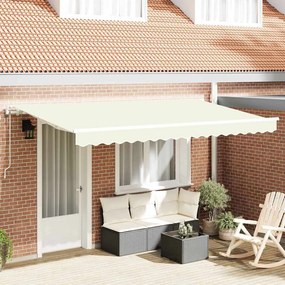 Stahovací markýza Krémová 350 x 200 cm textil 3329629