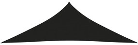 vidaXL Stínící plachta oxfordská látka trojúhelník 3,5x3,5x4,9 m černá