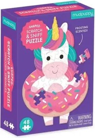 Mudpuppy Puzzle Barevný jednorožec s vůní / 48 dílků / od 4 let
