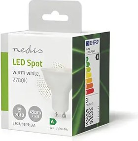 Nedis LED žárovka GU10 / Spot / 2.5 W / 450 lm / 2700 K / Teplá bílá /