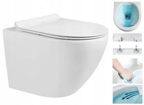 Závěsný set Mexen Fenix + WC LENA Rimless 48 x 36 cm + pomalu padající deska Slim, 60100 + 30224000