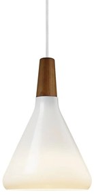 NORDLUX Závěsné skandinávské osvětlení NORI, 1xE27, 40W, 18cm, opálové sklo 2120843001