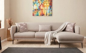 Hanah Home Rohová pohovka VENUS krémová pravá 825BLC2764