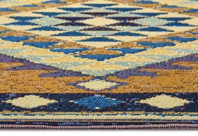 Hanse Home Collection koberce Kusový koberec Cappuccino 105874 Peso Yellow Purple - 160x235 cm