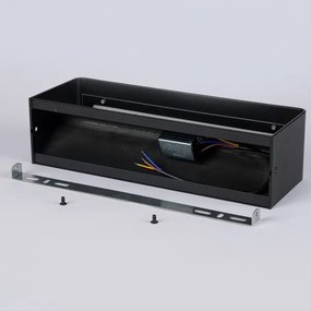 Brilagi - LED Venkovní nástěnné svítidlo DONNANI LED/12W/230V 30 cm černá IP44
