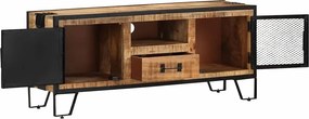 TV stolek 110 x 31 x 46 cm hrubé mangovníkové dřevo 328284