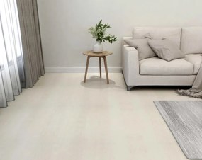 vidaXL Samolepicí podlahové desky 55 ks PVC 5,11 m² [144872] Barva: Krémová bílá