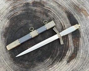Dekorativní dýka - Caduceus replika kovového nože