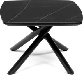 Konferenční stolek AHG-X7227 BK, slinutá keramika, mramor (120 x 70) cm