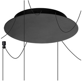 Lucide 74403/06/30 závěsné LED svítidlo Lorenz černé, 6x4W, 3000K, 120cm