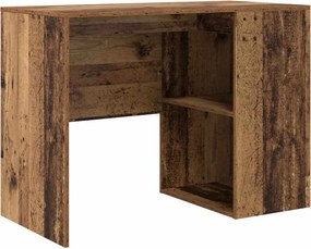 Rohový psací stůl se zásuvkou Staré dřevo 102 x 88 x 75 cm 3337279