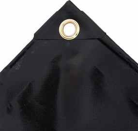 Plachta 650 g/m² 3,5 x 2,5 m černá 151362