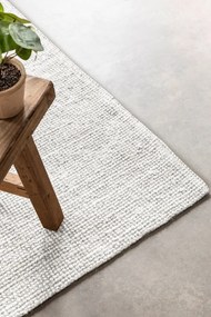Hanse Home, Kusový koberec Jaipur 106325 White, 160x230, bílá, chodba / předsíň