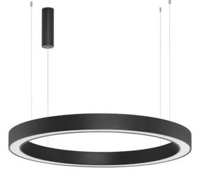 Stmívatelný LED lustr Nova Luce Morbido s CCT přepínačem - 80 W LED, 4373 lm, 1000 mm, černá