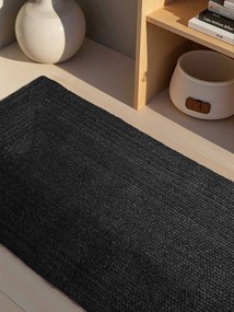 Hanse Home, Běhoun Juno 106324 Black, 80x200, černá, chodba / předsíň