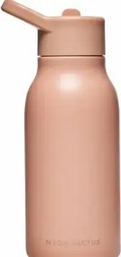 Neon Kactus Dětská nerezová láhev růžová 340 ml