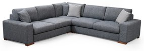 Atelier del Sofa Rohová sedací souprava Loop 7, Antracitová