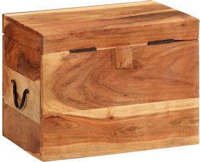 Úložný box 39 x 28 x 31 cm masivní akáciové dřevo 338482