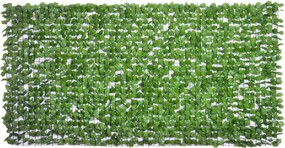 Outsunny Umělý živý plot Soukromí Živý plot Terasa Nástěnná dekorace Nástěnná dekorace Světle zelená 300 x 150 cm | Aosom