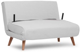 Hanah Home Rozkládací dvoumístná pohovka FOLDE krémová 120 cm