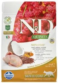 Farmina Pet Foods - N&D N&D Quinoa CAT Skin & Coat Quail & Coconut 300g