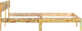 Rám postele masivní recyklované dřevo 200 x 200 cm 288439
