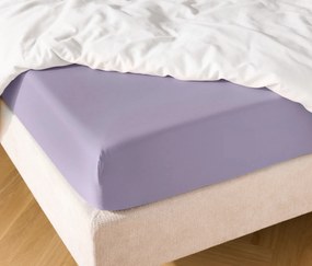 Tchibo - Napínací prostěradlo z mikrovlákna - barva: fialová