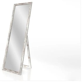 Stojací zrcadlo s rámem s patinou Styler Sicilia, 46 x 146 cm