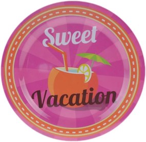Retro talíř velký - Sweet Vacation