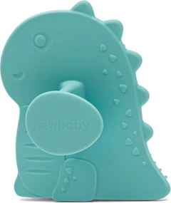 Dětský silikonový koupelový kartáč New Baby modrý