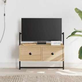 vidaXL TV skříňka nástěnná 60,5x30x51 cm kompozitní dřevo [833457] Barva: dub sonoma