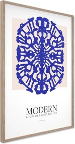 Tištěný obraz s rámem 60x90 cm Blue Folklore – Styler