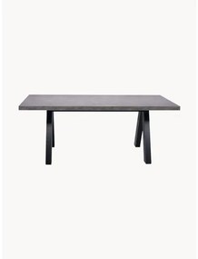 Prodlužovací jídelní stůl v betonovém vzhledu Apex, 200-250 x 100 cm