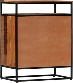Odkládací skříňka 60x35x76 cm masivní recyklované dřevo a ocel 282727