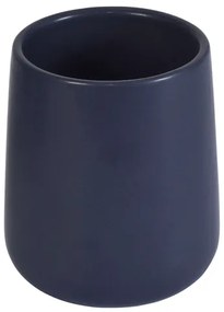 BISK Erga Nero, sklenice na zubní kartáčky na postavení, modrá matná, ERG-08357