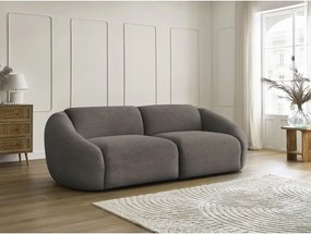 Taupe manšestrová pohovka 250 cm Tina – Bobochic Paris
