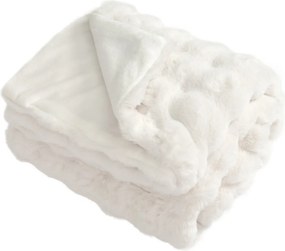 Costway Luxusní deka z umělé kožešiny Nadýchaná deka z plyšové – 178 × 203 cm