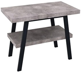 Sapho TWIGA umyvadlový stolek 90x72x50 cm, černá mat/cement - VC442-90-7