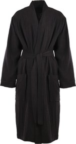 Mušelínový župan Dacca Black 12 24 9999 unisex - M