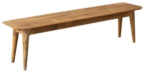 Řemeslná lavice s trnožemi vyrobená z vyzrálého tvrdého dřeva 180 cm