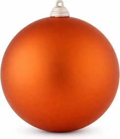 Velká vánoční koule 20 cm, měděná, matná